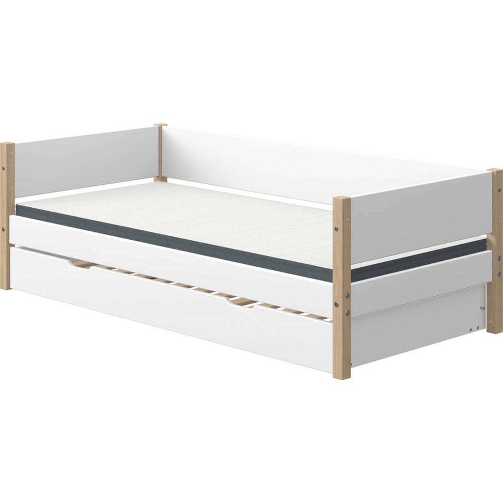 Flexa NOR Single Bed 200x90 cm with Pull-out Bed - Interismo Online Shop Global