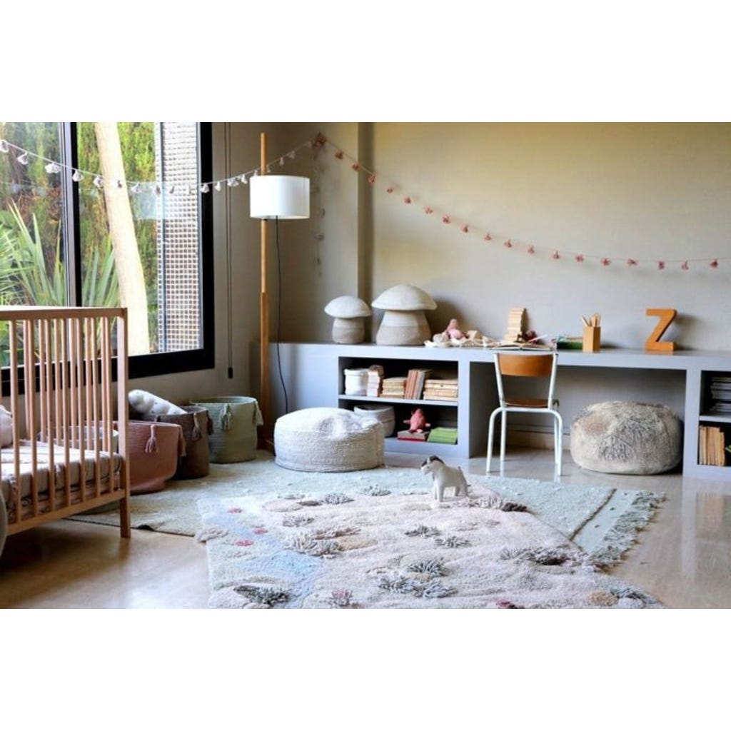 Lorena Canals Mossy Rock Pouf - Interismo UK