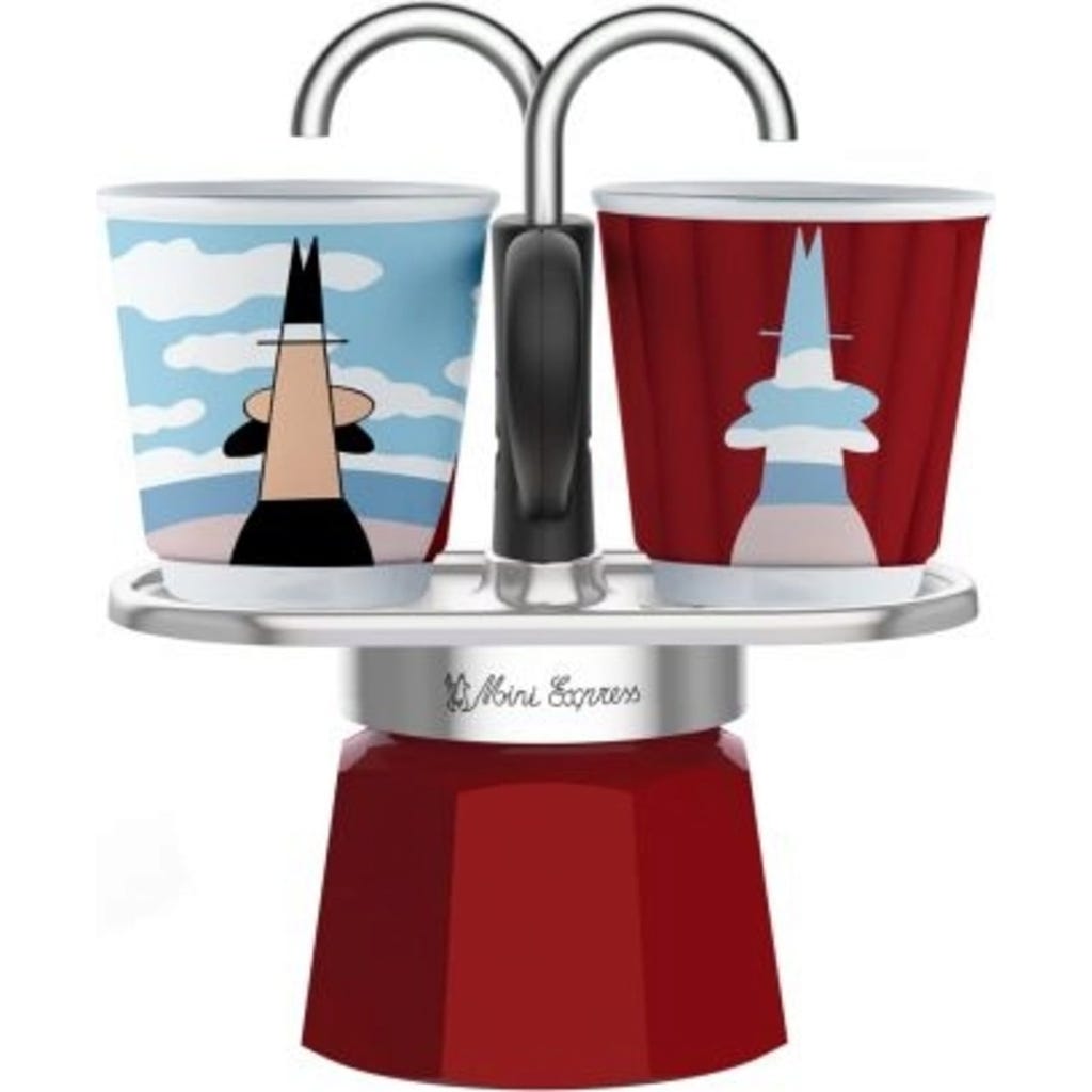 Bialetti MINI Express + 2 Espresso Cups - Interismo Online Shop Global