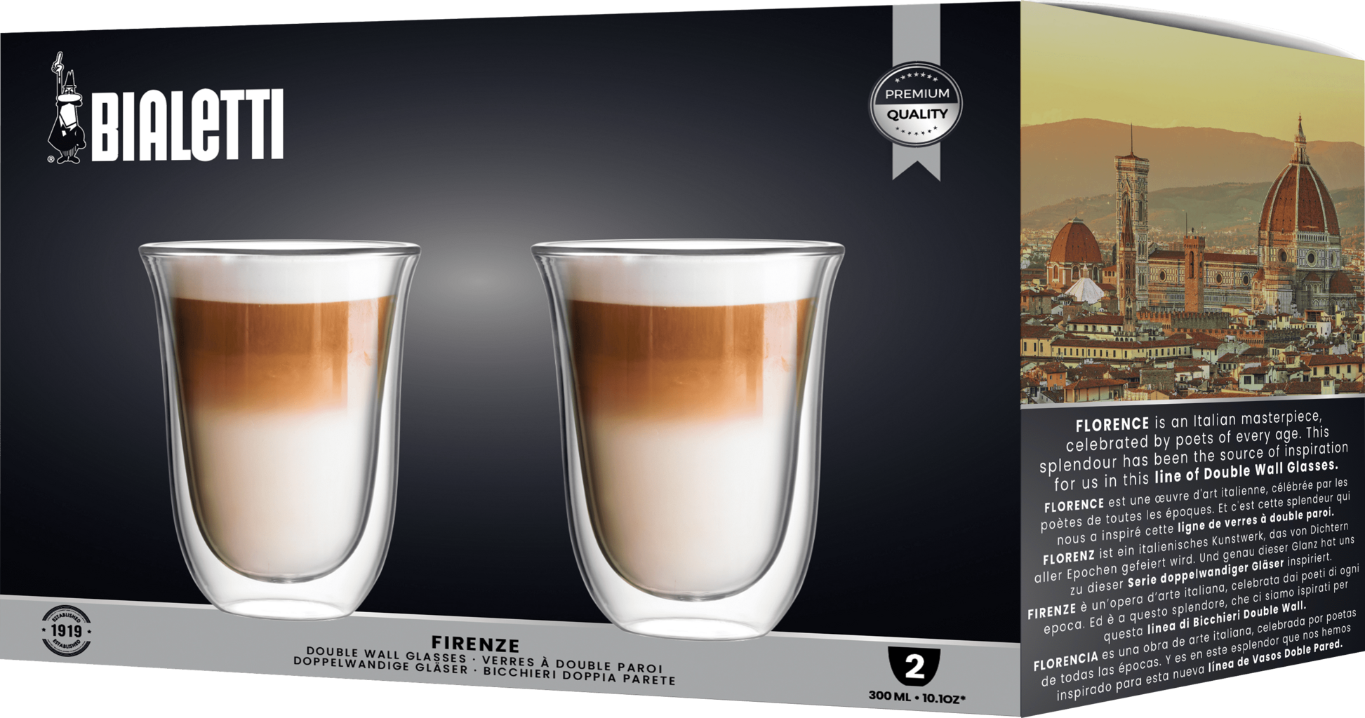 Bialetti Firenze 2-piece Glass Set, Double-walled - Interismo Online ...