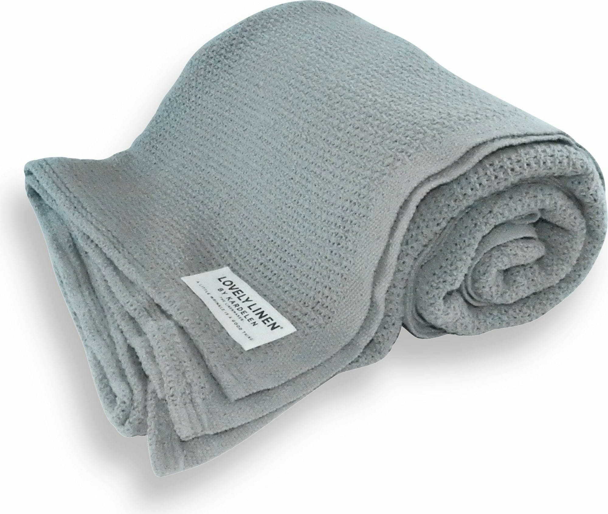 Lovely Linen Couverture en Coton Double 220 x 240 - Interismo.fr
