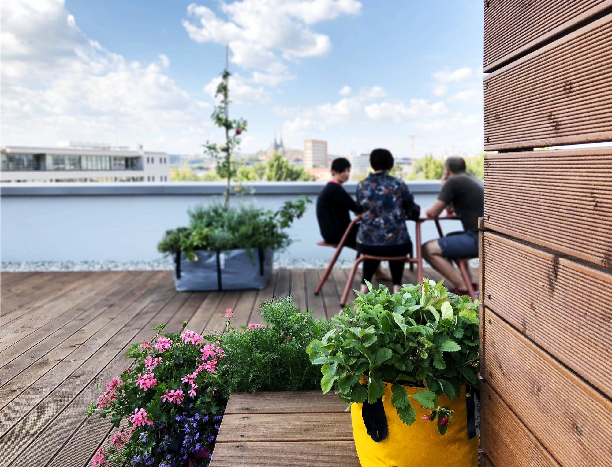 The Green Pockets Green Bag "Plant Bag" M - Interismo Online Shop Global